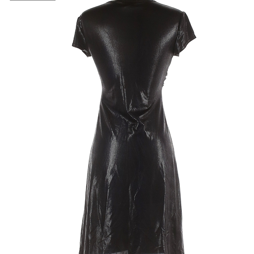 Joseph Ribkoff Designer Metallic Scale Patterned Dres… - Gem